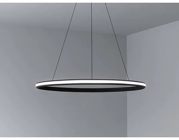 LED Stmívatelný lustr na lanku LED/55W/230V 3000-6500K pr. 60 cm + DO