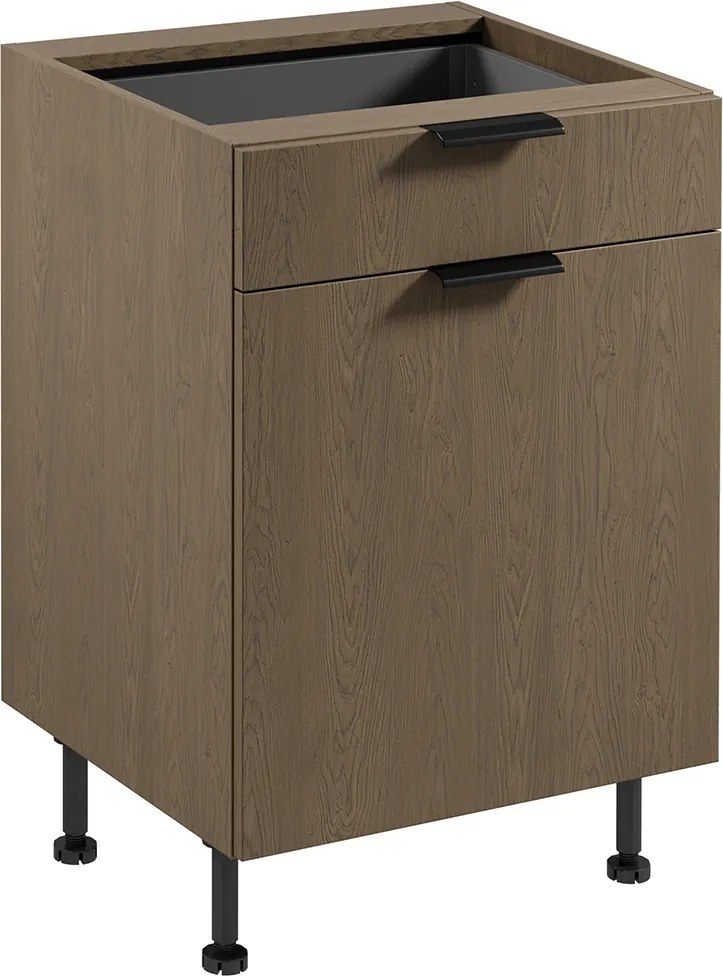 SORENTO b | dolní skříňka D60S1 se zásuvkou a příborníkem | 60 cm | LEVÁ | baltic