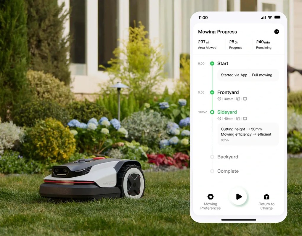 Robotická sekačka Roborock RockNeo Q105 500 m 2