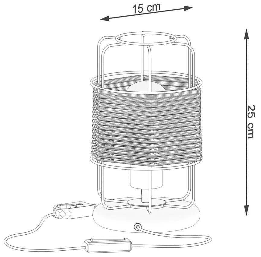 Sollux Lighting Stolní lampa GIZUR