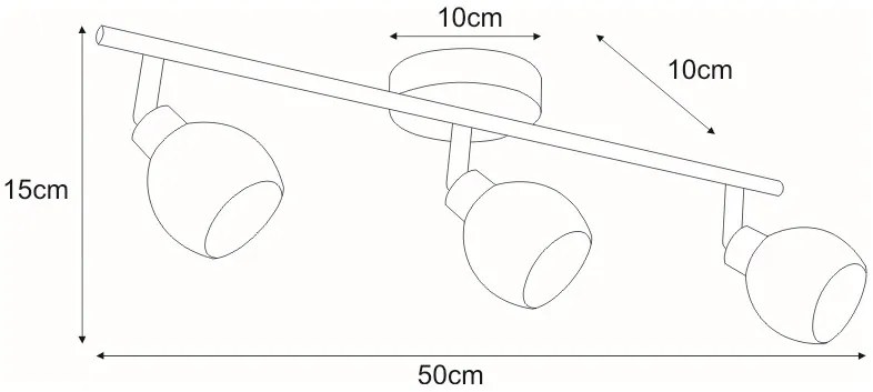 Nástěnné svítidlo K-C9528/3 z řady AZELA