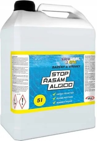 Chemie bazénová, Stop řasám Algicid, 5 l, Silco