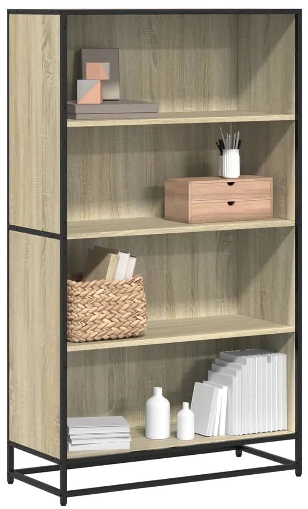 Knihovna dub sonoma 80,5 x 35 x 139 cm kompozitní dřevo 3300846