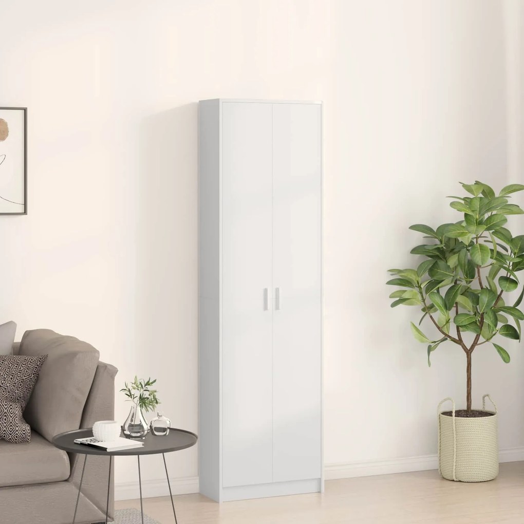 Šatní skříň Bílá 55 x 25 x 189 cm Kompozitní dřevo 3334008