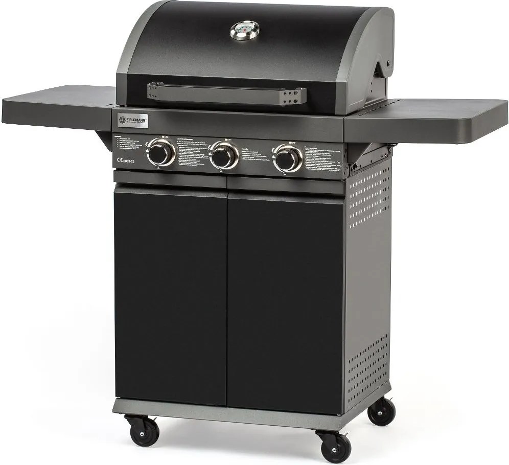 Fieldmann FZG 3006 - plynový gril, 3 hořáky