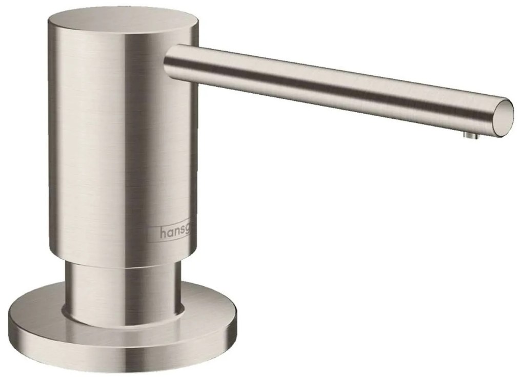 Hansgrohe - Dávkovač mycích prostředků A41, 500 ml, nerezová ocel 40438800