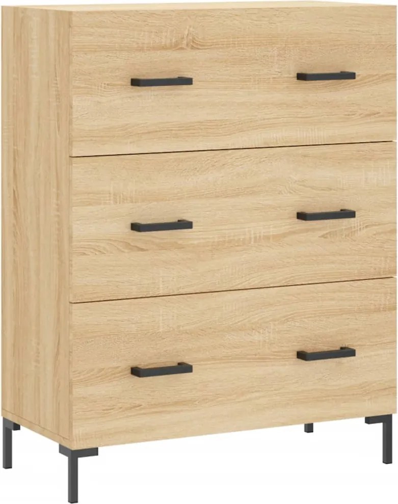 Skříň highboard dub sonoma 69,5 x 34 x 180 cm kompozitní dřevo 3198404
