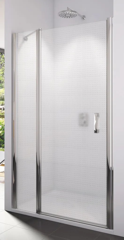 Sprchové dveře jednokřídlé s pevnou stěnou 120 cm (SL13 1200 50 30) SanSwiss