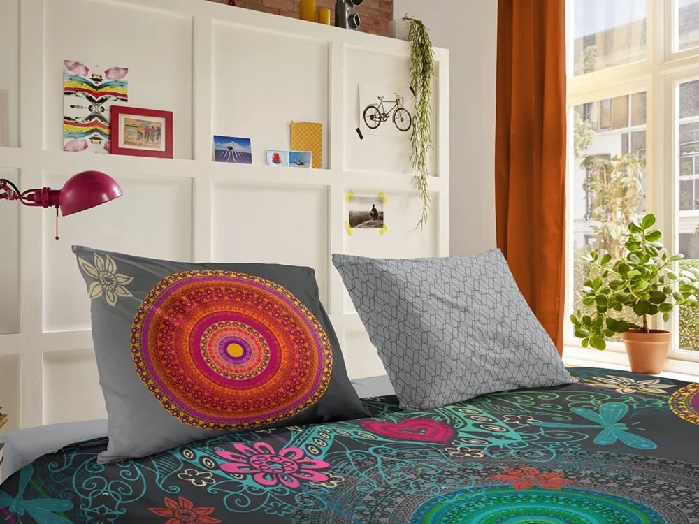 HIP Designové povlečení HIP bavlněný satén 5371 FREYA 140x200+70x90cm