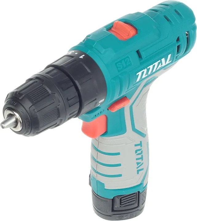 Vrtací šroubovák aku, 12 V Li-ion (2 × ), 1500 mAh TOTAL TDLI12325