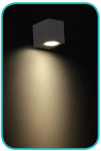 ACA Lighting Zahradní nástěnné svítidlo VITA max. 35W/GU10/230V/IP54, tmavě šedé