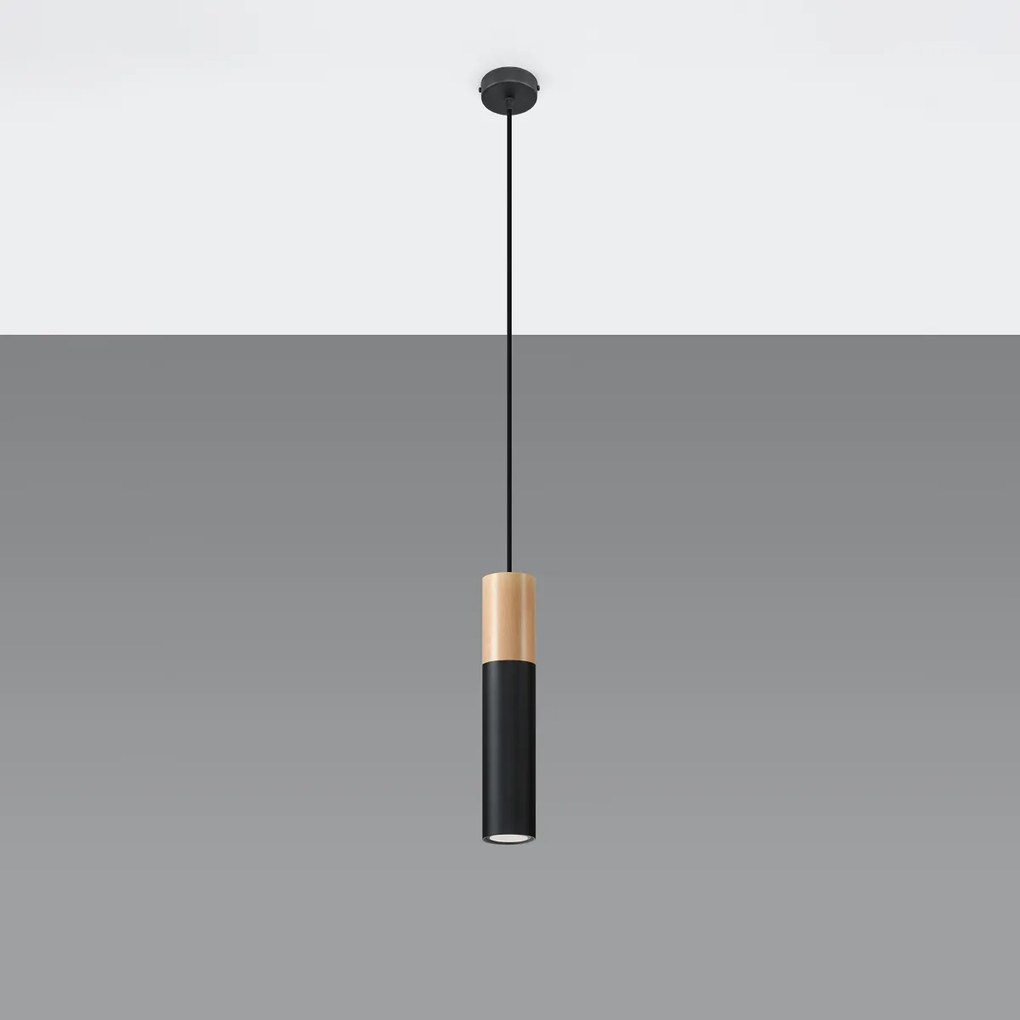 Sollux Lighting Závěsné svítidlo PABLO černé
