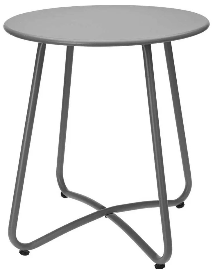 DekorStyle Odkládací stolek MOMO šedý