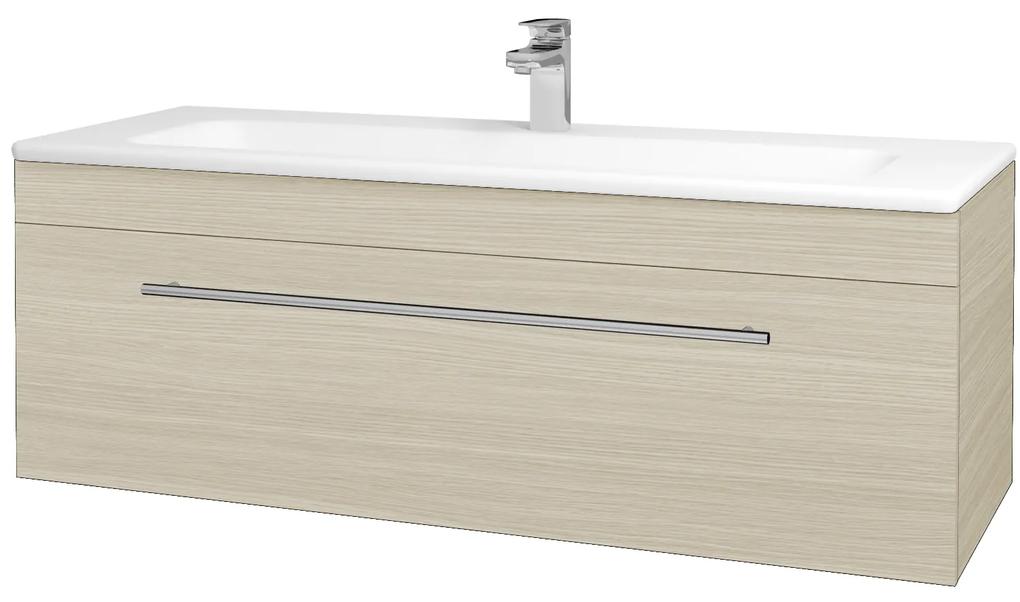 Dřevojas Koupelnová skříň ASTON SZZ 120 Varianta: N01 Bílá lesk / Úchytka T04 / IND Individual
