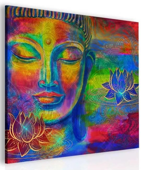 Energetický obraz Buddha Velikost (šířka x výška): 100x100 cm