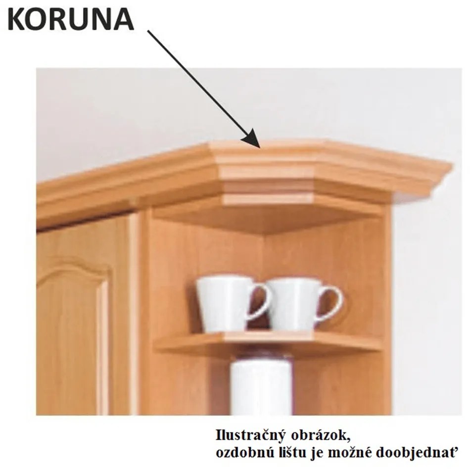 Horní kuchyňská skříňka Leite MDF klasik W30. 788696