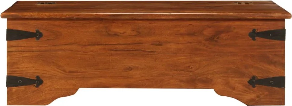 Konferenční stolek akácie s medovým povrchem 110 x 55 x 35 cm 245654