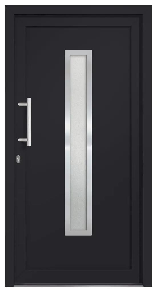 Vchodové dveře antracitové 98 x 200 cm - Default Title