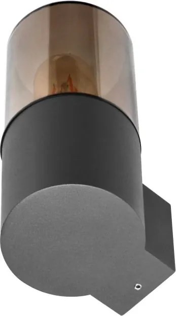 Zahradní svítidlo nástěnné ORNO AD-OP-6573GE27PP, IP54, E27, max 15W, šedá