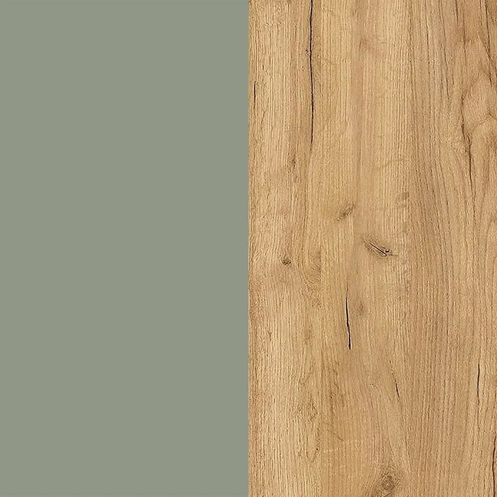 Šedozelená matná skříňka 70x99x34 cm Binetto – Germania