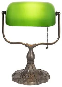 Stolní lampa Tiffany VINTAGE BANKER Clayre &amp; Eef 5LL-1144GR