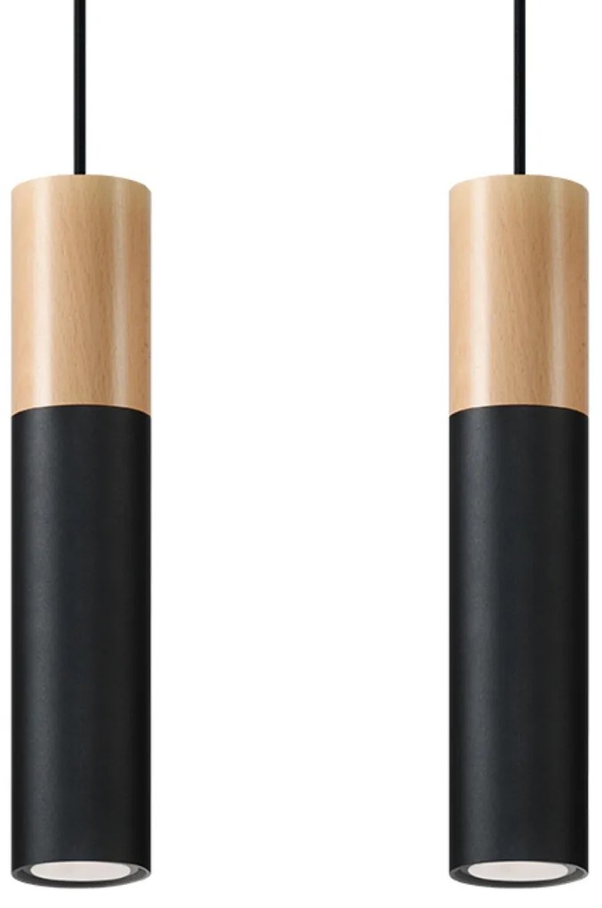 Sollux Lighting Závěsné svítidlo PABLO 2 černé