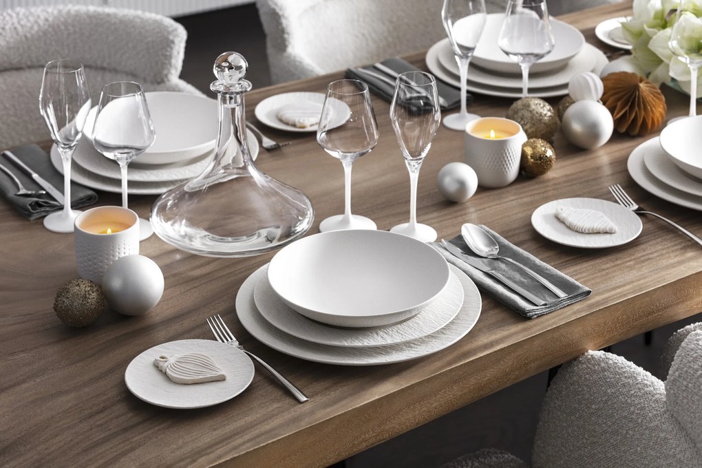 Villeroy&Boch Villeroy & Boch Manufacture Rock Blanc pečivový talíř