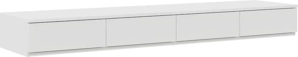 Rám postele s úložným prostorem Bílá 150 cm Kompozitní dřevo 3335645