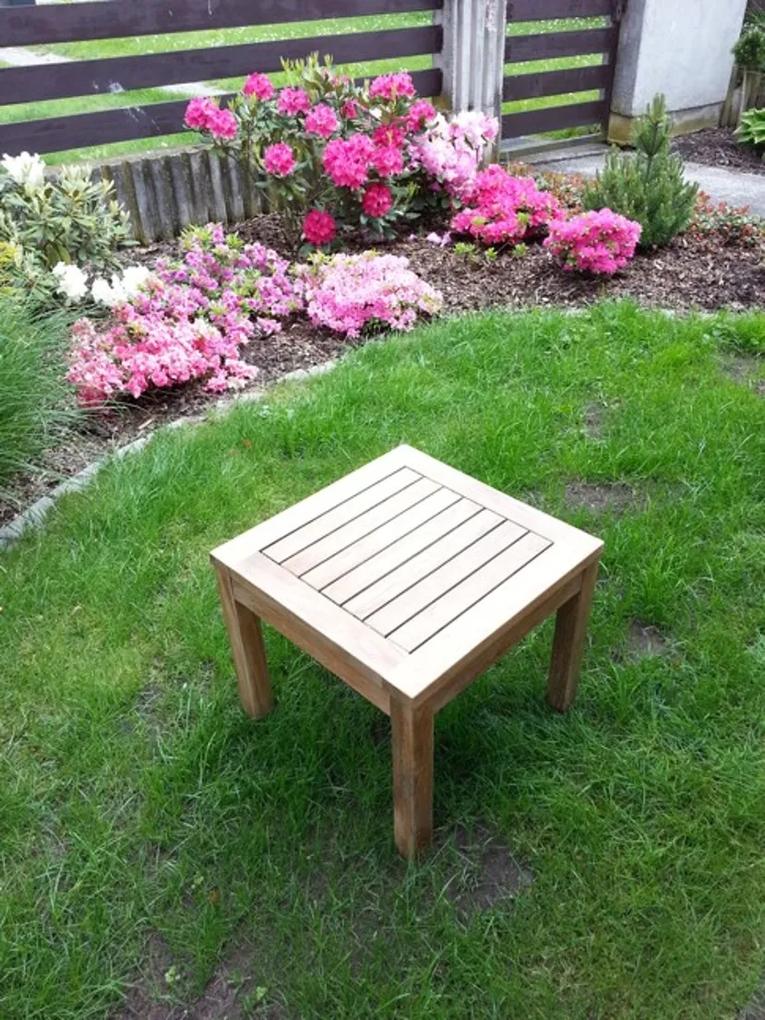 Nábytek Texim Nábytek Antonio Zahradní stolek Gufi teak Funkce: Pevné, Otvor pro slunečník: Ne, Tvar: Čtvercové