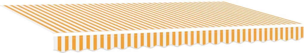 Stahovací markýza Žlutá 400 x 200 cm textil 3329792