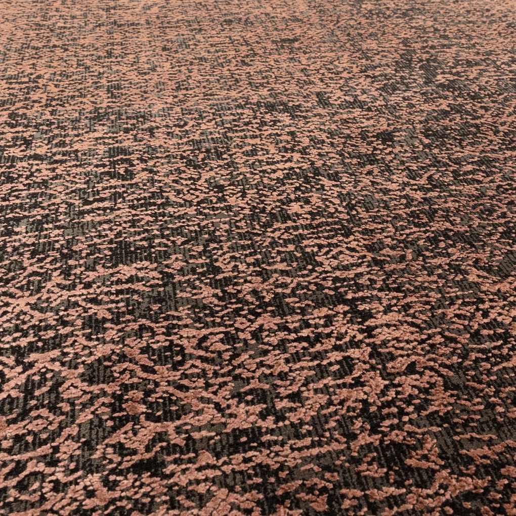 Tribeca Design Kusový koberec Trigger Terracotta Black Rozměry: 160x230 cm