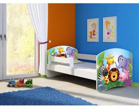 Dětská postel ACMA II Bílá 180x80 + matrace zdarma