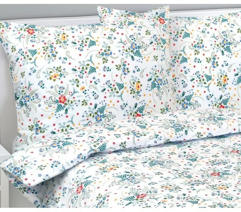 Bellatex Bavlněné povlečení Pomněnka, 140 x 220 cm, 70 x 90 cm