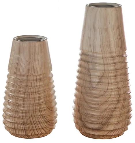 Bighome - Váza NATUR, 40 cm - hnedá