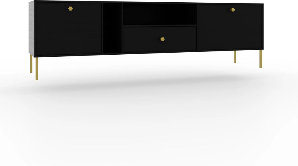 ADRK Furniture TV skříňka 2D 1S Tili ADRK-RTV-TIL-2D-1S-B