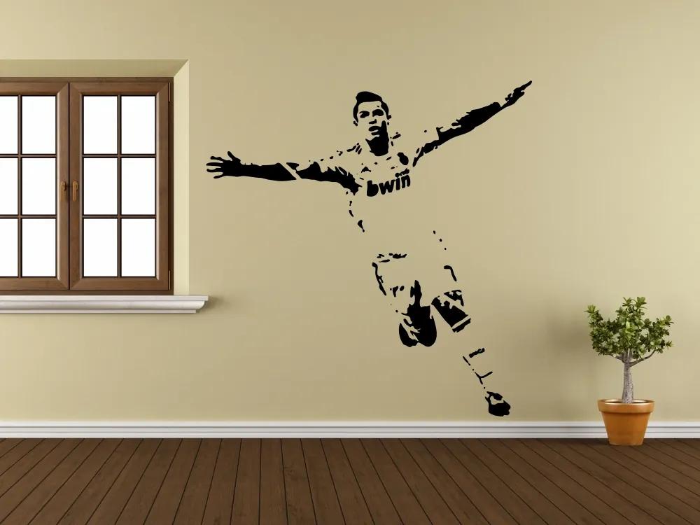 Cristiano Ronaldo 2 - Samolepka na zeď (100x97cm) - Rawe.cz