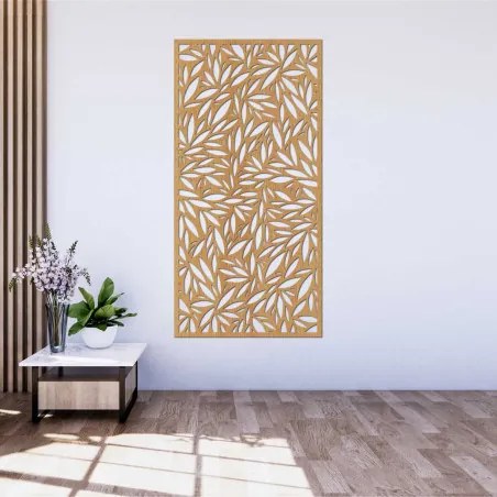 Dřevěný nástěnný panel rostlinný motiv I SENTOP HDF0187
