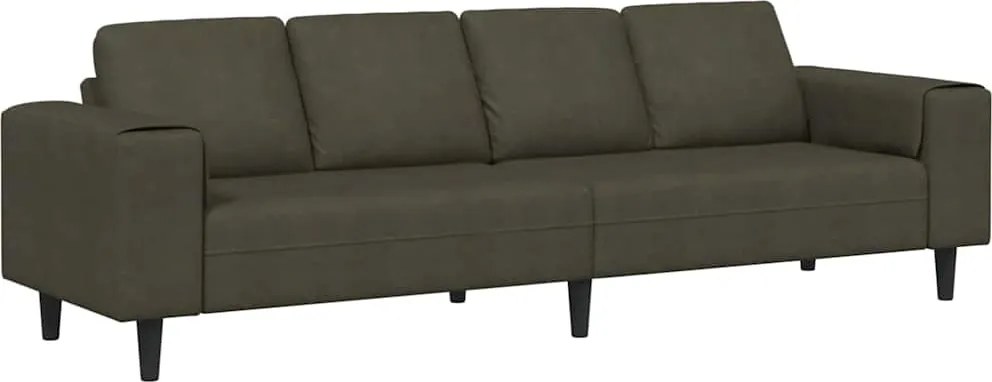 Pohovka do obývacího pokoje Armádně zelená 250 x 77 x 76 cm 3335111