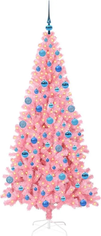 Vánoční stromeček Růžová 180 cm PVC 3396436
