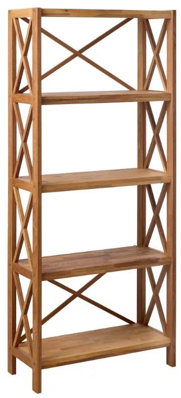 Designový regál Walworth 161 cm přírodní dub