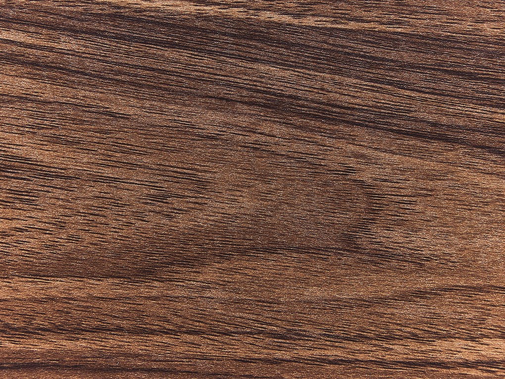 Psací stůl se zásuvkou 120 x 54 cm tmavé dřevo/černý NOXON Beliani