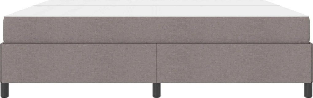 Postel s boxspringem Taupe 200 x 200 cm textil 3398889