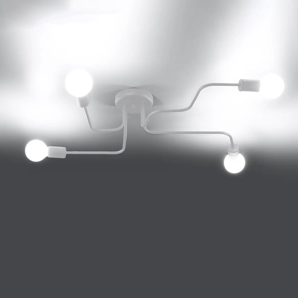 Sollux Lighting Lustr VECTOR 4 bílý
