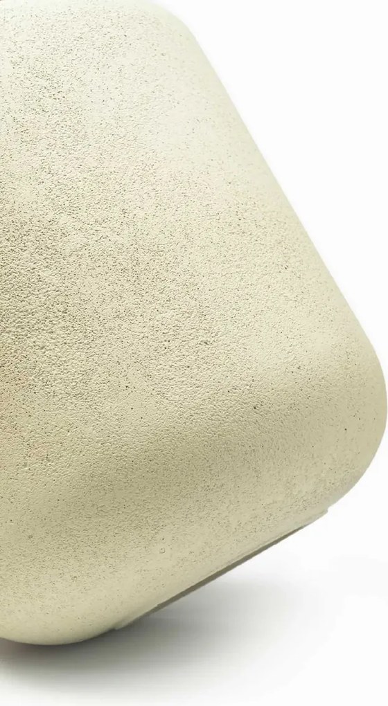 Kulatý květináč CHICO, sklolaminát, průměr 40 x výška 40 cm, krémový