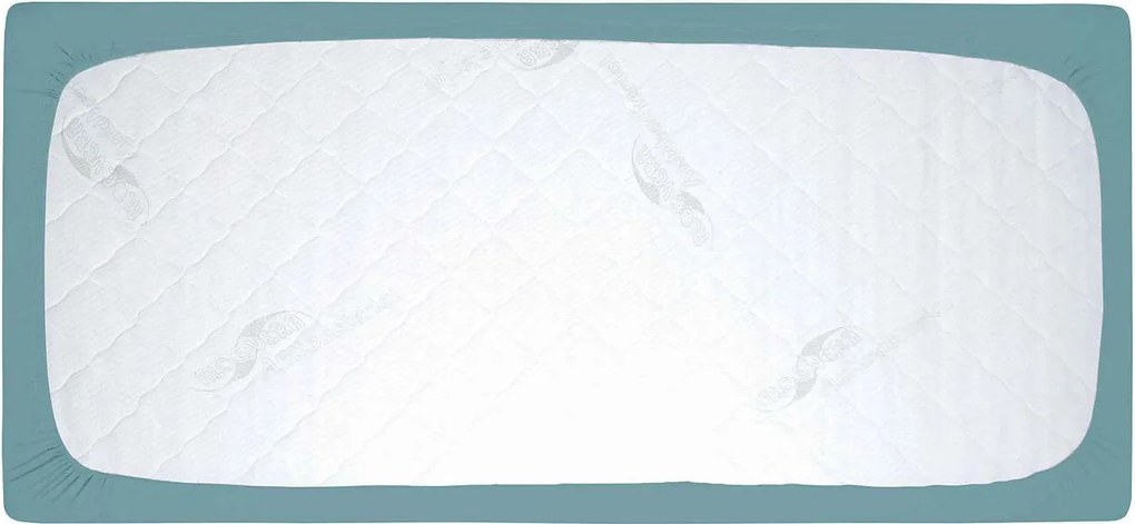 Jersey prostěradlo tmavě smaragdové na výšku matrace do 20 cm Velikost: 90 x 200
