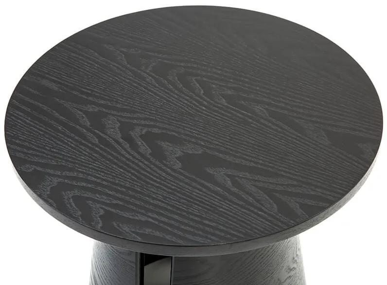 Odkládací stolek cep černý 50 x 50 MUZZA