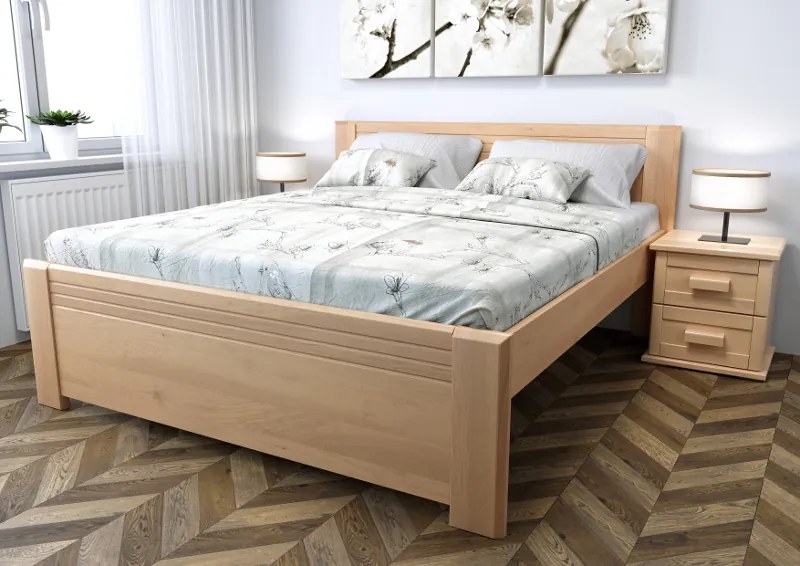 Dřevěná  postel Sofie