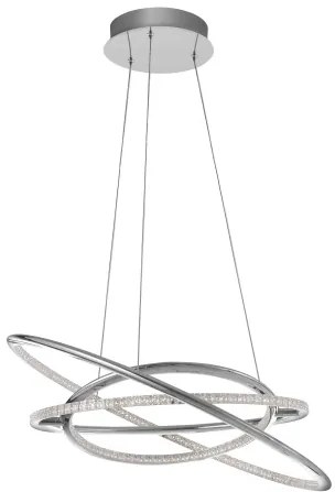 LED lustr Livorno 60 Chrome