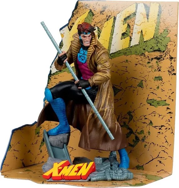 Figurka McFarlane Toys Marvel Collection 1/10 - Gambit (X-Men no. 1) 18 cm Vícebarevná