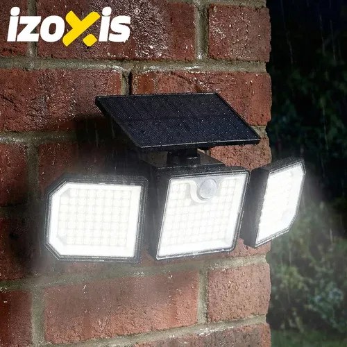 Solární lampa 167 LED, 500 lm s dálkovým ovládáním